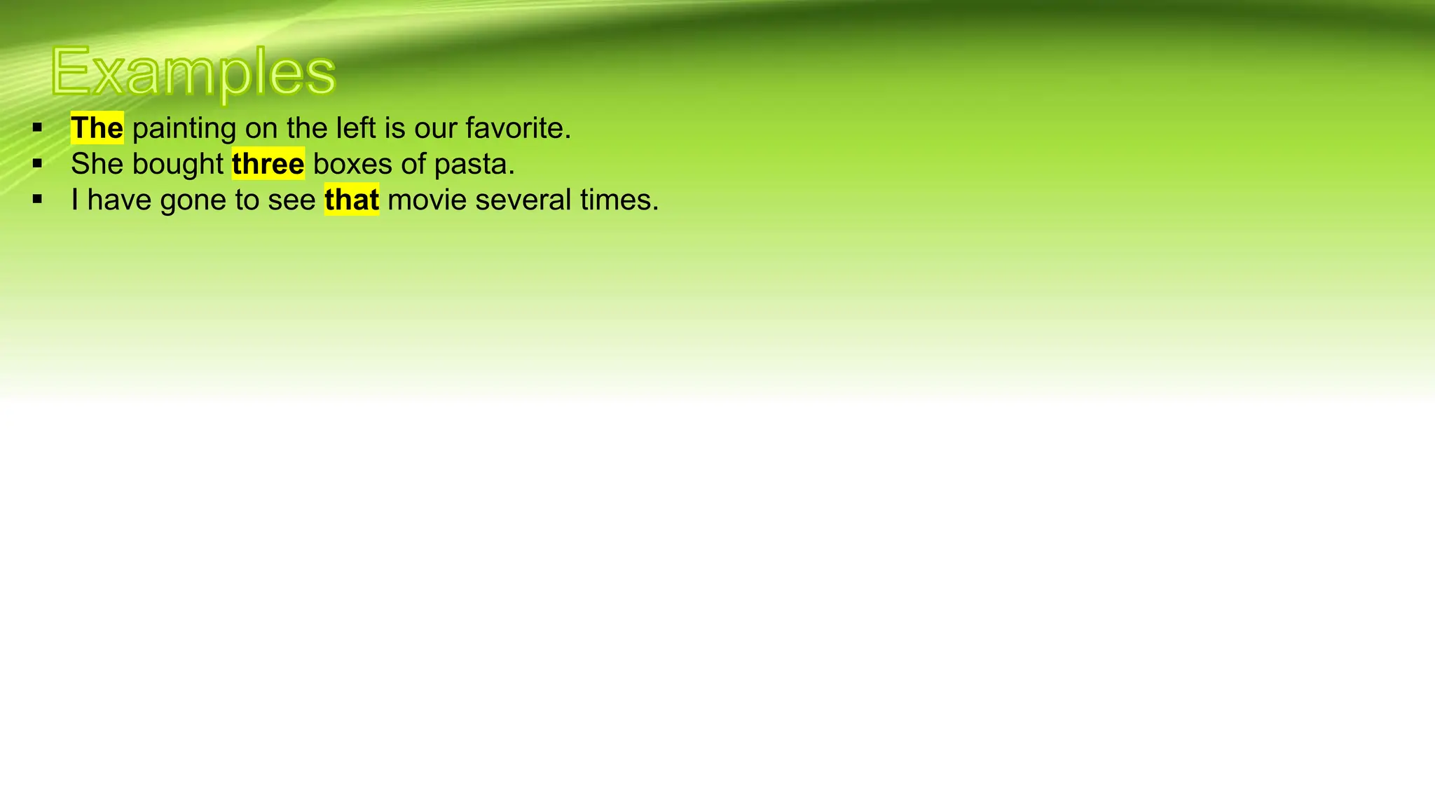Determiners Andddd Its Types In Detailed Ppt