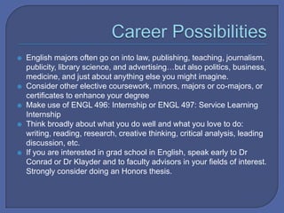 English Major orientation | PPT