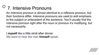Englsh Pronouns | PPTX