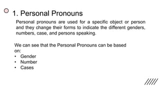 Englsh Pronouns | PPTX