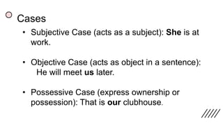 Englsh Pronouns | PPTX