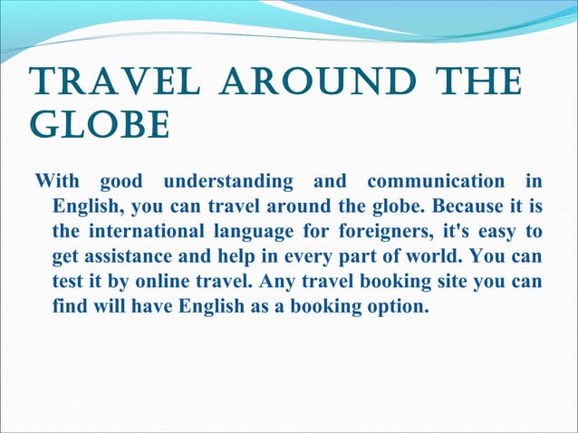 Importance of English Language | PPT