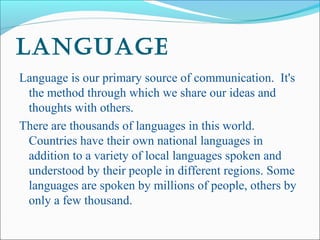 Importance of English Language | PPT