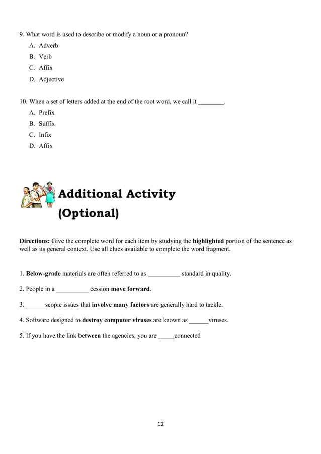 Expanded definition: technical and operational | DOCX | Education