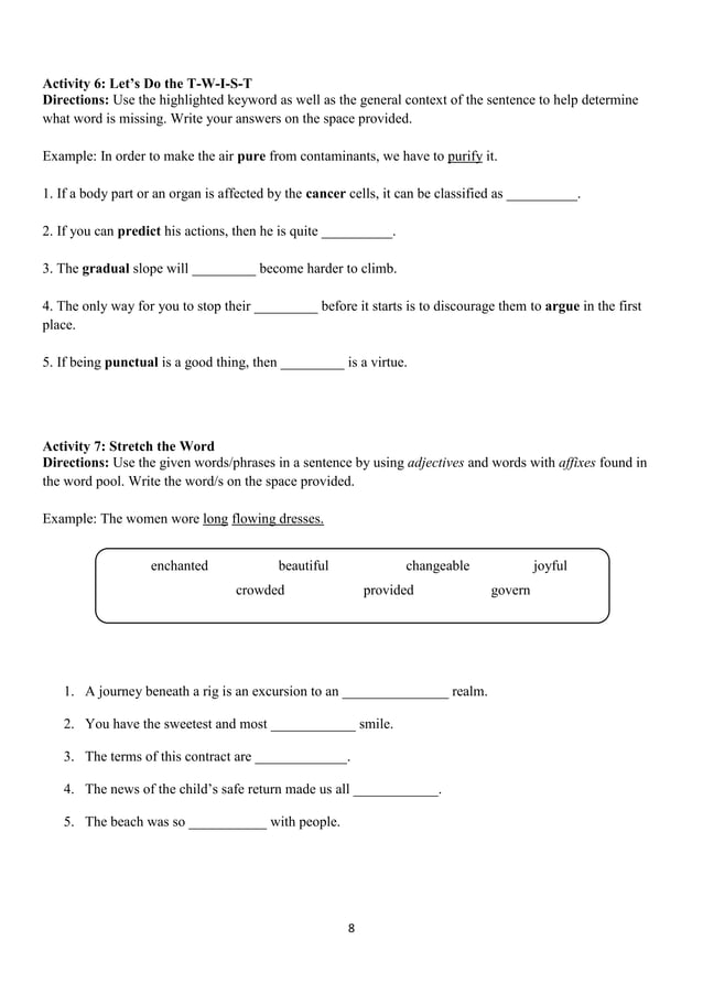 Expanded definition: technical and operational | DOCX | Education