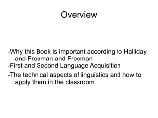 Essential Linguistics Book Presentation | ODP
