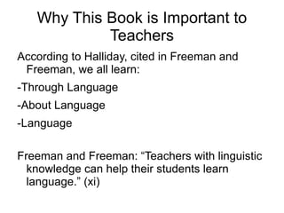 Essential Linguistics Book Presentation | ODP