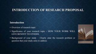 How to write the Research Proposal. pptx | PPT