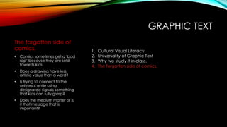 What is Graphic Text and Cultural Visual Literacy | PDF