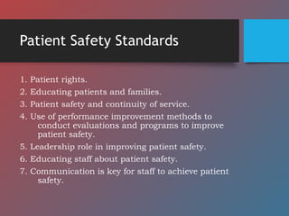 based Management Patient Safety in hospital | PPTX | First Aid | Injuries