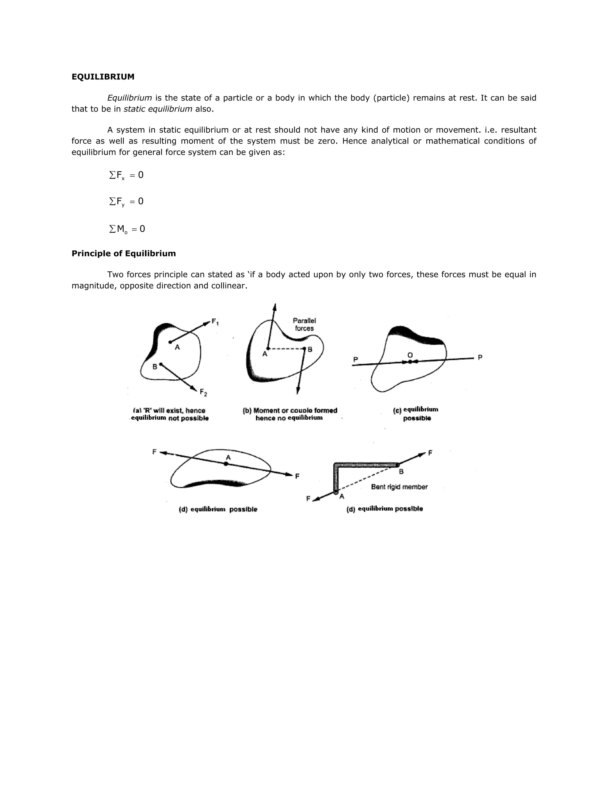 Engmech 05 (equilibrium_of_concurrent_force_system) | PDF