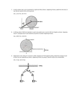 Engmech 05 (equilibrium_of_concurrent_force_system) | PDF