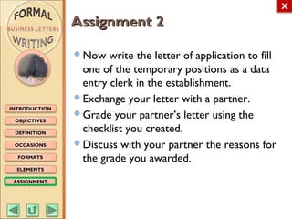 English M3 Formal Writing business letters | PPT