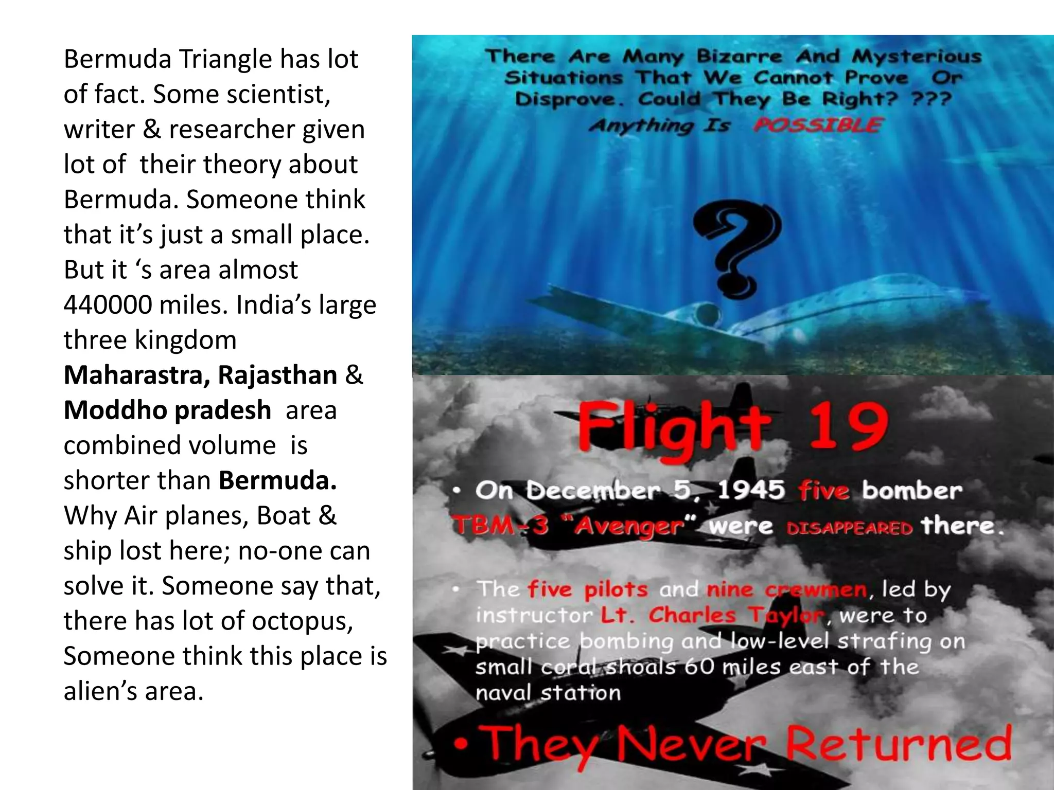 Bermuda Triangle short presentation | PPTX