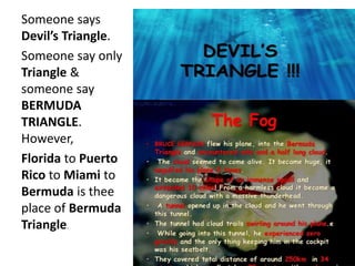 Bermuda Triangle short presentation | PPT