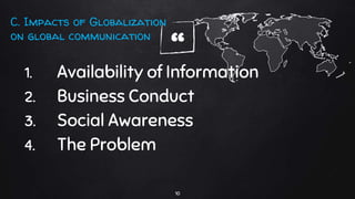 Globalization and Communication | PPTX