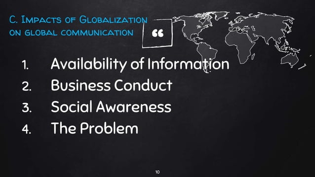 Globalization and Communication | PPTX | Business | Business and Finance