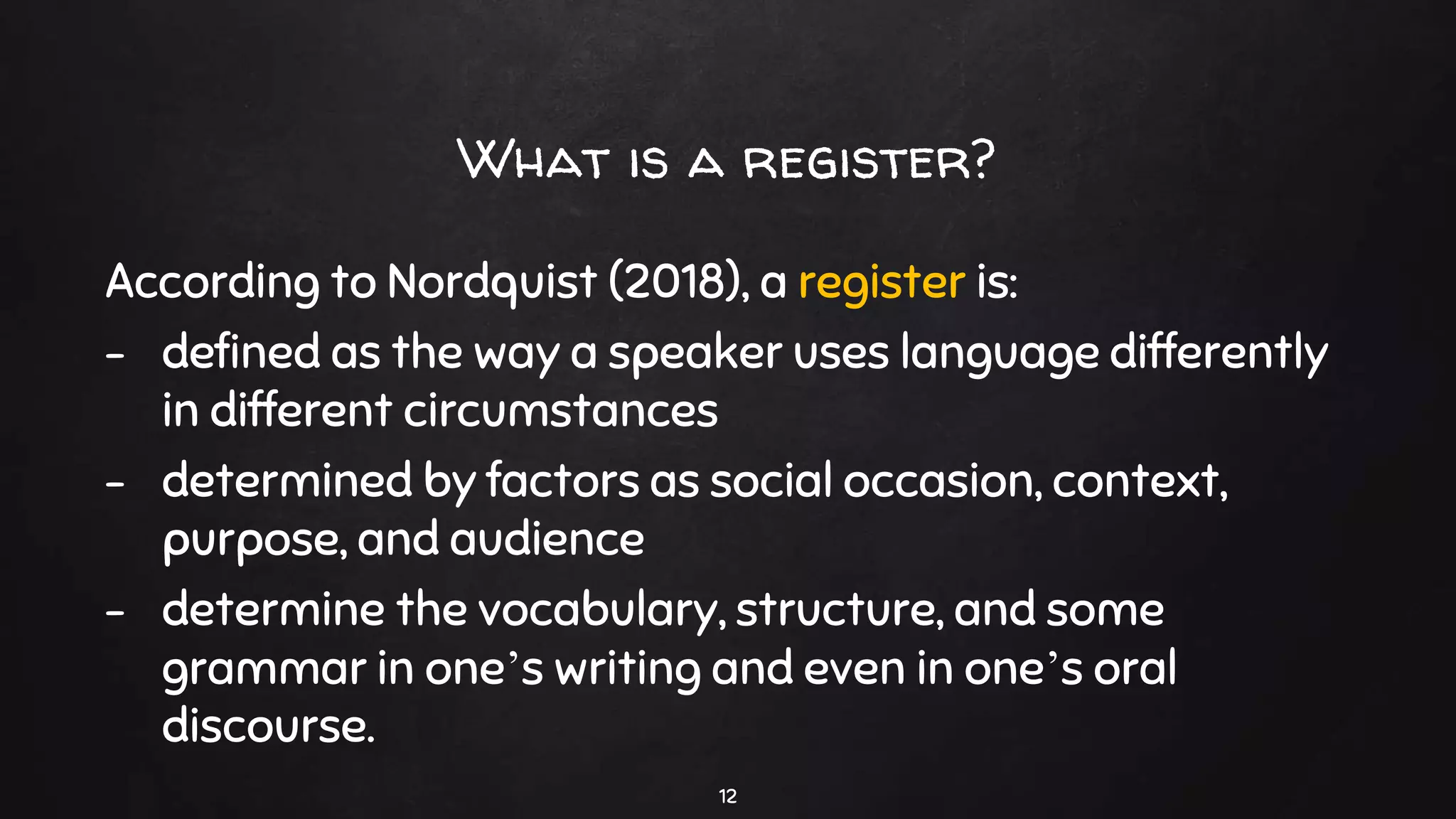 Varieties and Registers of Spoken and Written Language | PPTX