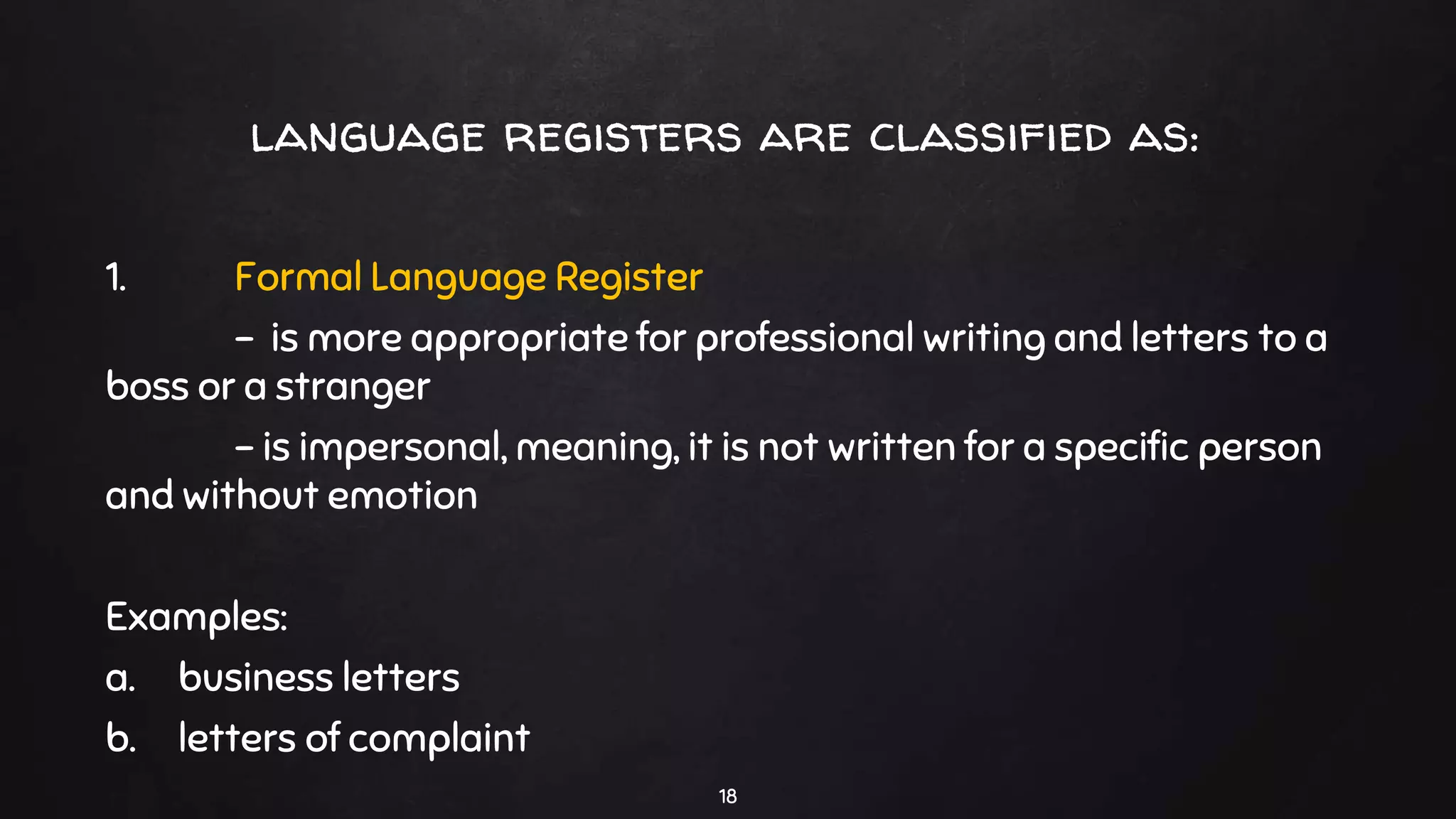 Varieties and Registers of Spoken and Written Language | PPTX