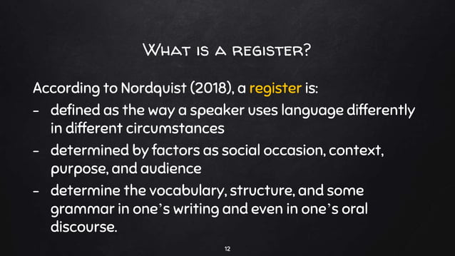 Varieties and Registers of Spoken and Written Language | PPTX