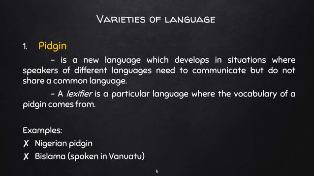 Varieties and Registers of Spoken and Written Language | PPTX