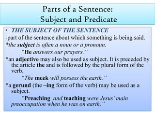 Kinds of sentence | PPTX