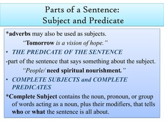Kinds of sentence | PPTX