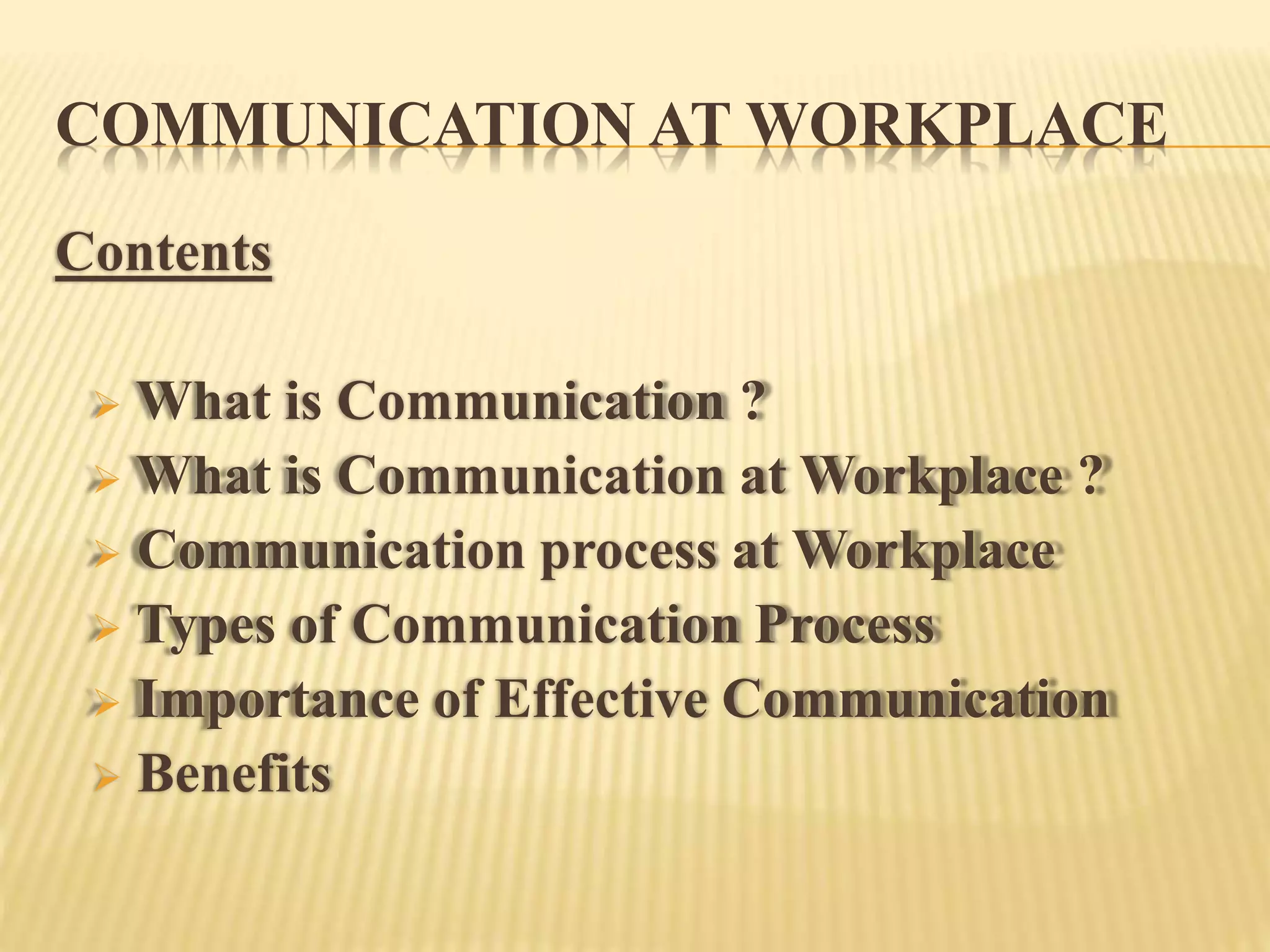 Understanding Social Communication at Workplace | PPTX