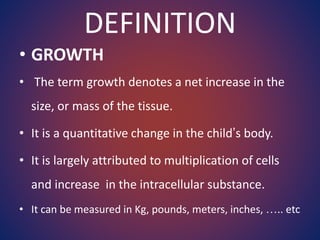 Child's growth | PPTX
