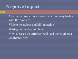 role of cinema in social awareness | PPTX