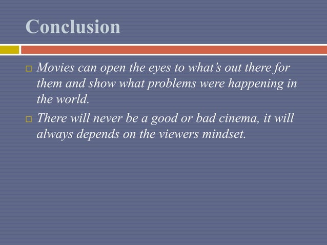 role of cinema in social awareness | PPTX | Movies | Entertainment