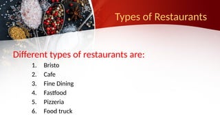 Eng ppt types ofrestaurants and descriptions.pptx