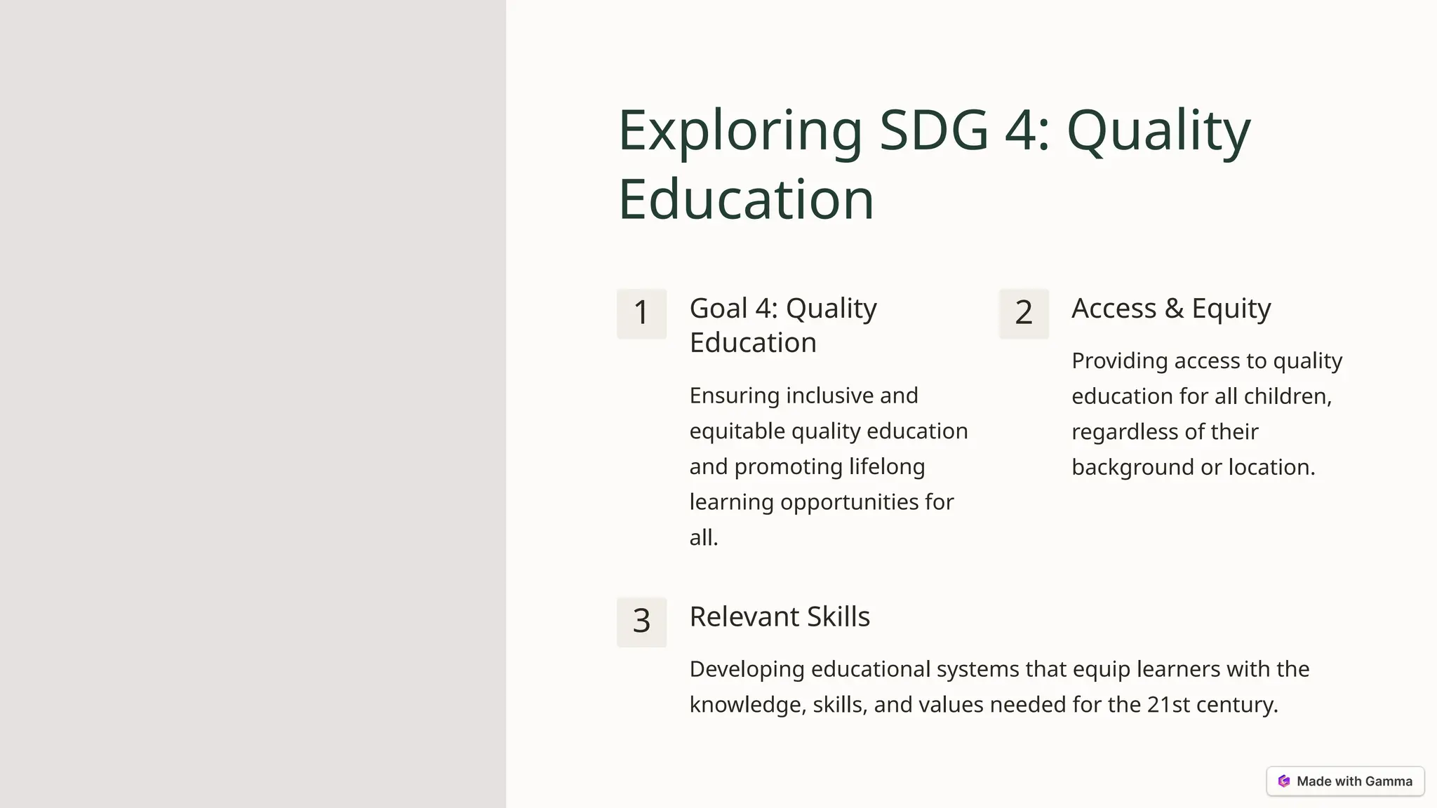 eng ppt on sdgs and global goal actions from vision to reality | PPTX