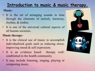 music for mental health | PPTX