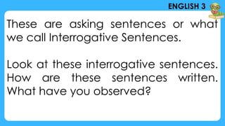 Mastering Interrogative Sentences: Asking Questions in English | PPTX