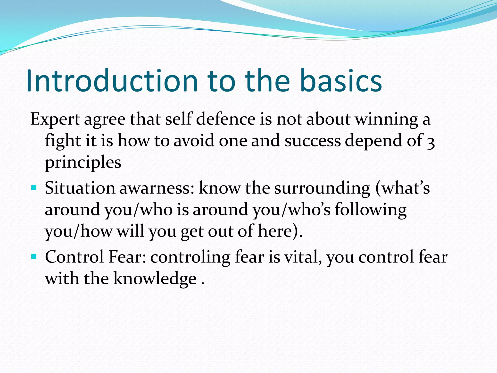 The self defence | PPTX