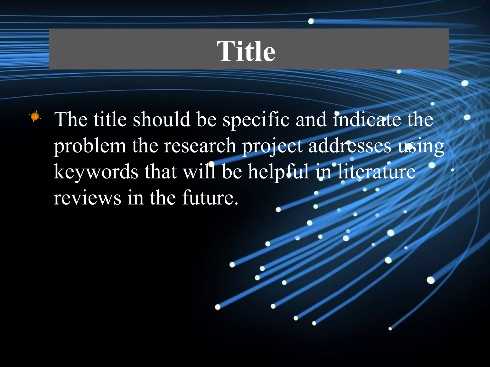 Parts of a Research Paper | PPT