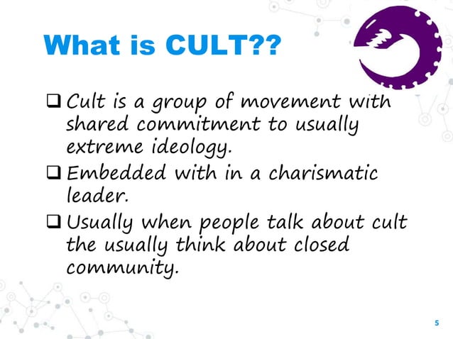 Difference Between Cult and Religion | PPT