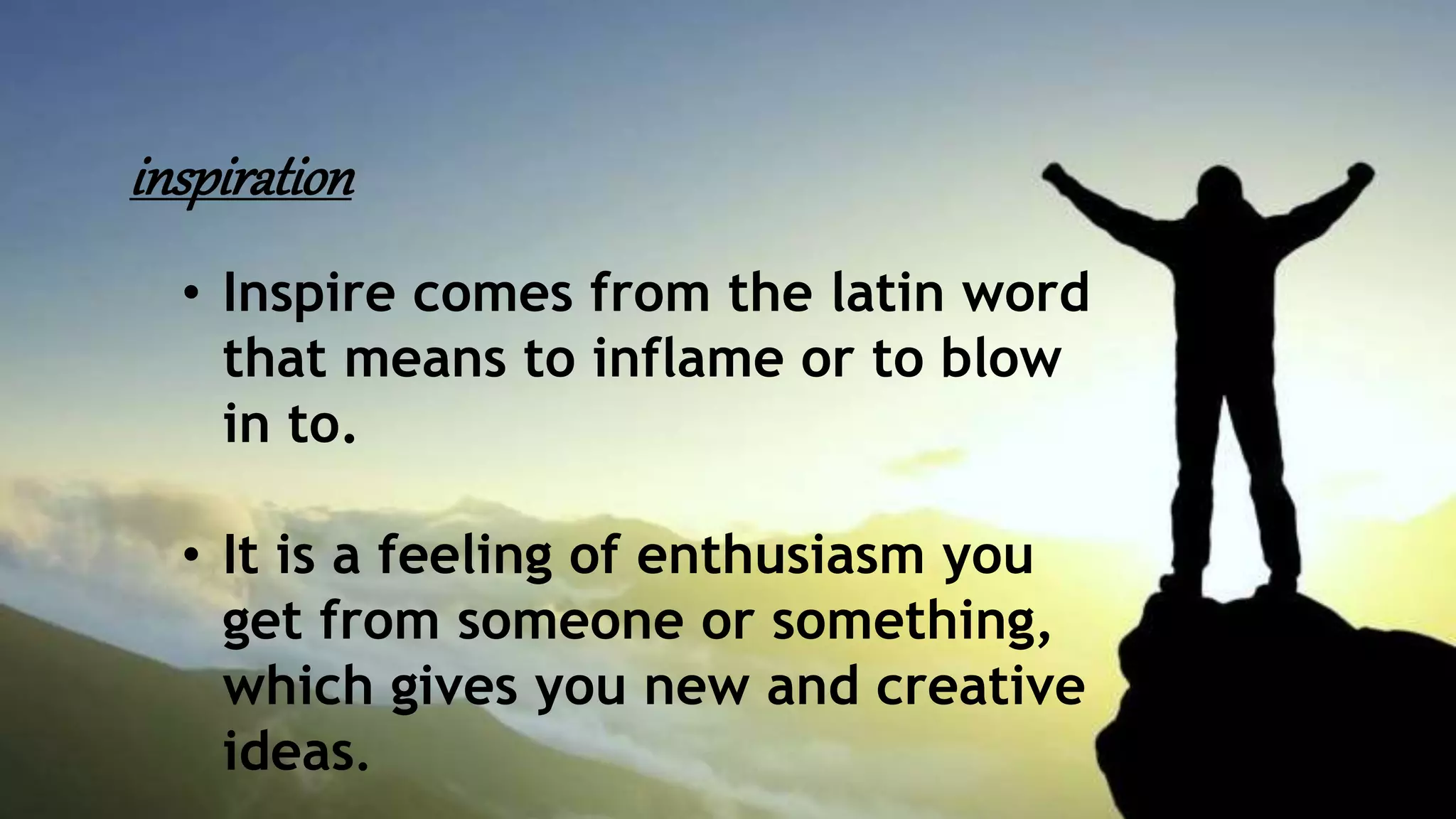 MOTIVATION AND INSPIRATION | PPTX