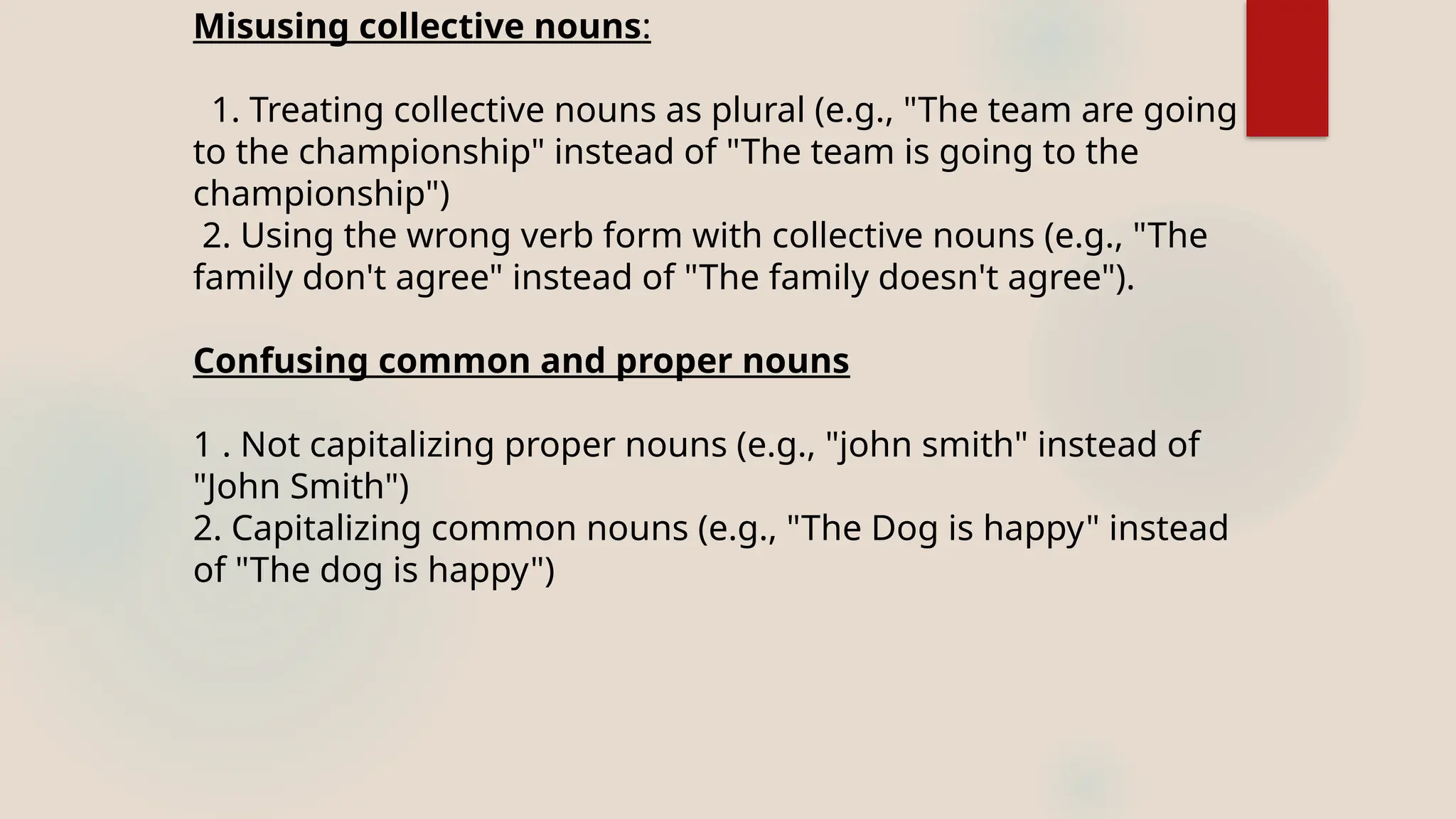 Parts of speech (noun,verb,adverb,adjective, conjunction, interjection ...