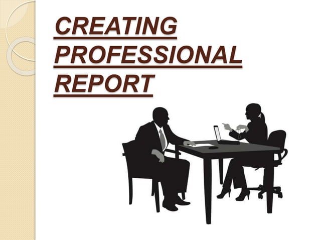 Professional report writing | PPTX | Freelance Writing | Content Production
