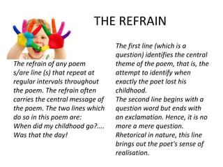 ENG: CHILDHOOD | PPTX