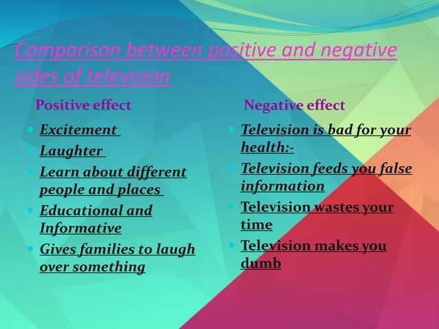 effects of television | PPTX