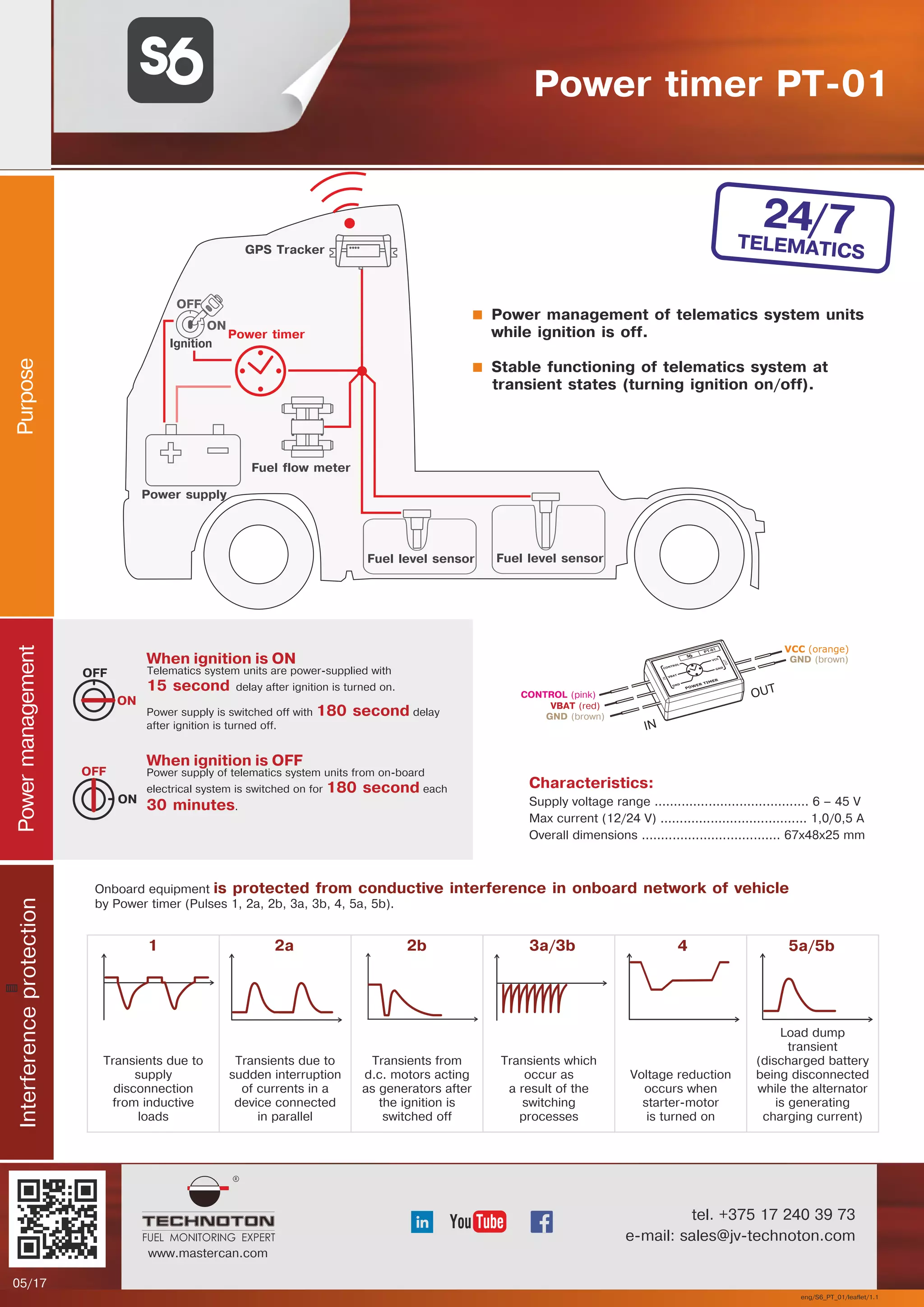 Power timer PT-01 | PDF