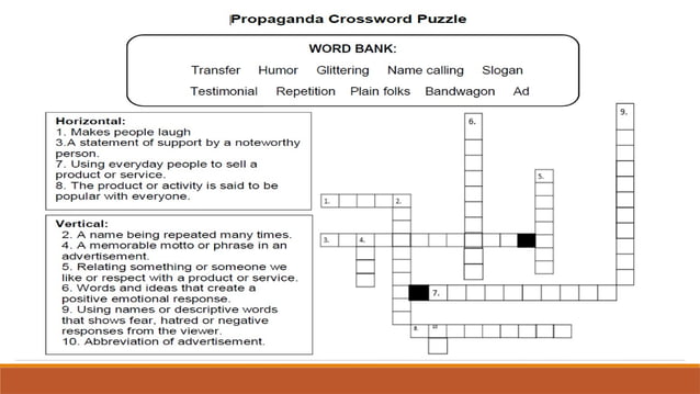 ENg Q2 week 4 Propaganda Grade 5 2nd Quarter | PPTX