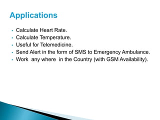 FINAL YEAR PROJECT Micro controller Based Heart Beat and Temperature ...