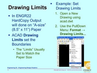 Engr 22 lec-02-sp07_acad_intro | PPT | Graphics Software | Computer ...