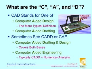 Engr 22 lec-02-sp07_acad_intro | PPT | Graphics Software | Computer Software and Applications