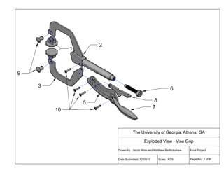 Vice Grip CAD Project | PDF