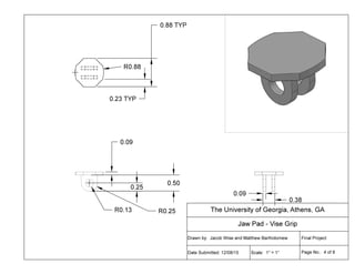 Vice Grip CAD Project | PDF